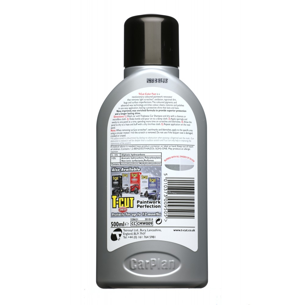 T-Cut Color Fast Silver 500ml - Tetrosyl Express Ltd